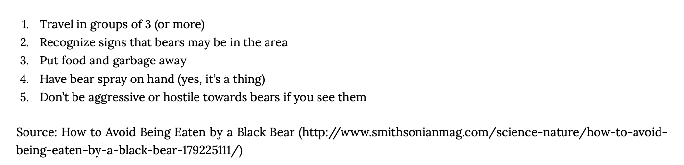 Display of Urls in Web and Print Versions of Book – A Guide to Bears