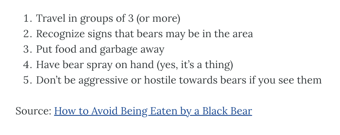 Display of Urls in Web and Print Versions of Book – A Guide to Bears