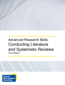 Advanced Research Skills: Conducting Literature and Systematic Reviews ...