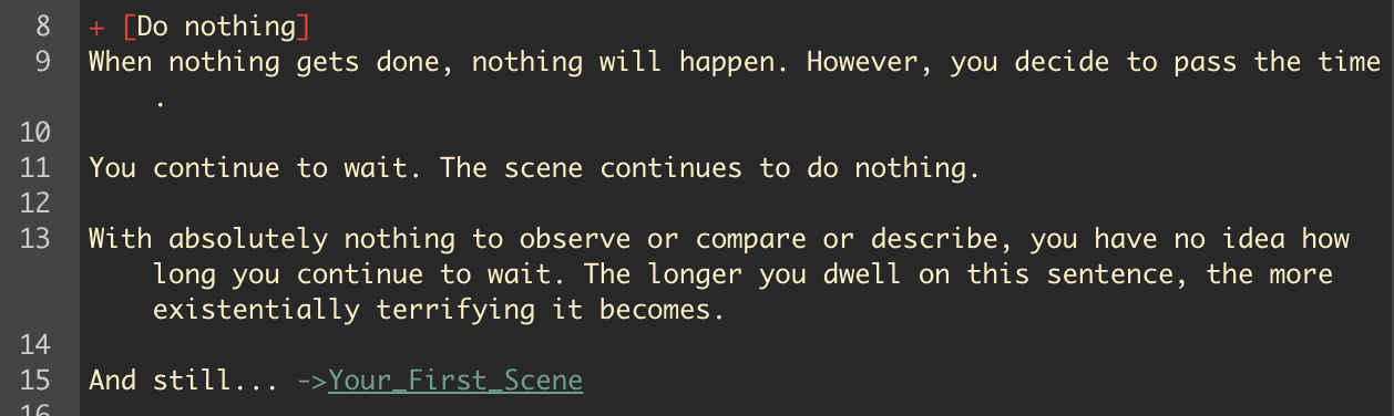 Chapter 2: Your First Story – Creating Playable Stories with Ink and Inky