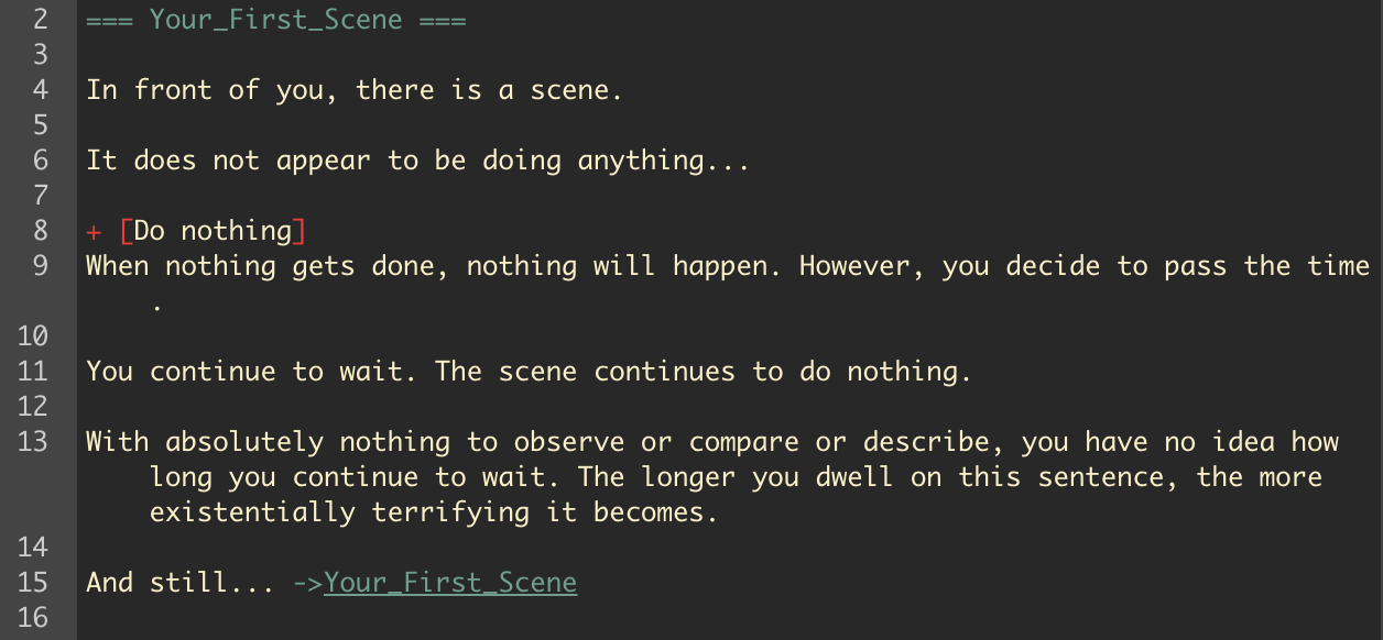 Chapter 2: Your First Story – Creating Playable Stories with Ink and Inky