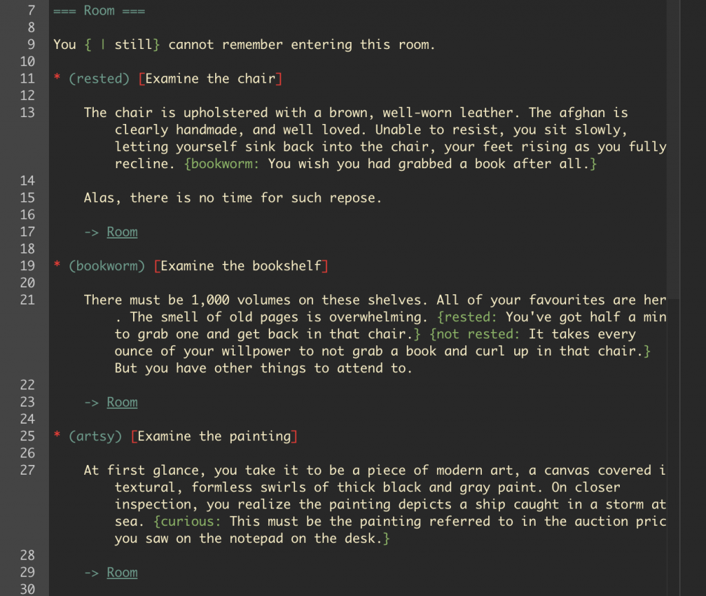 Chapter 4: Labels and Conditionals – Creating Playable Stories with Ink ...